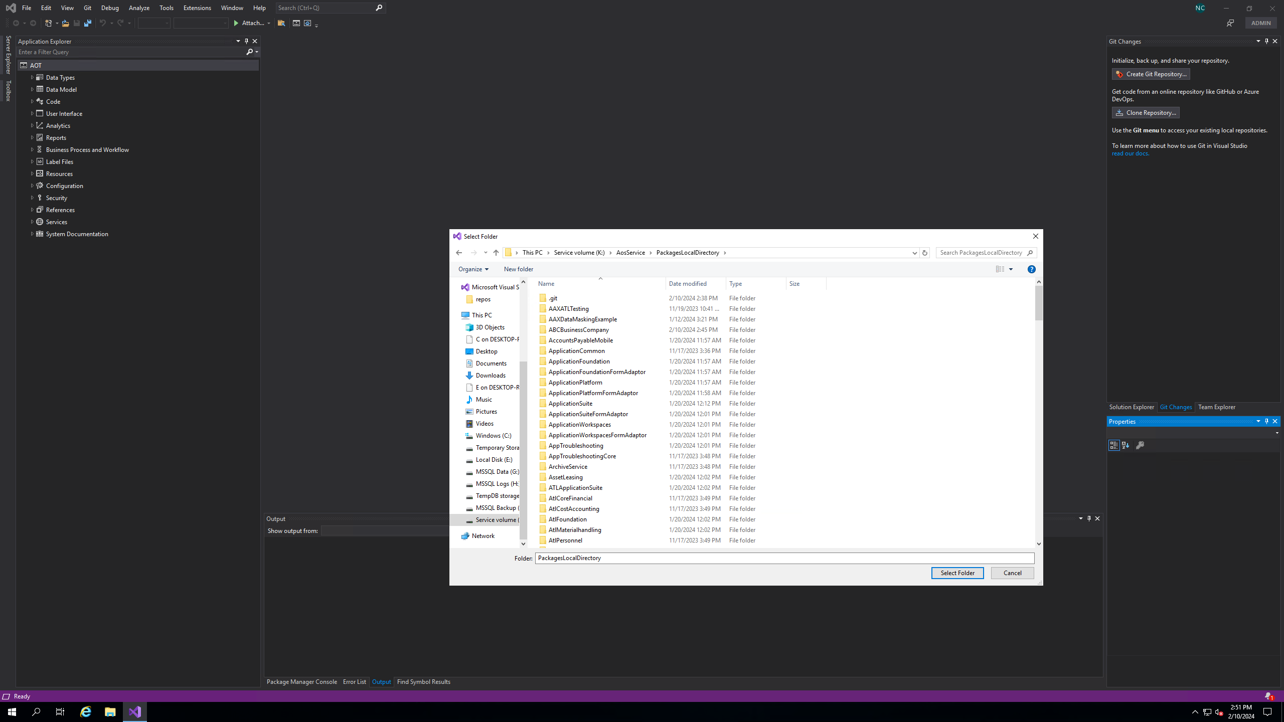 Using Git in PackagesLocalDirectory - VS 2019 Edition | Atomic AX